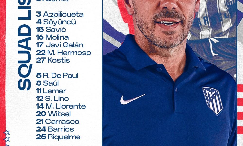 Ατλέτικο Μαδρίτης | Ξανά αποστολή ο Κωστή…! – Football Academia